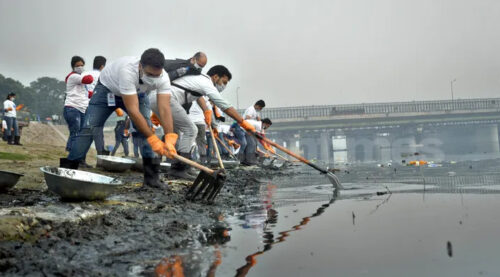 Yamuna Cleanliness Drive Utthan India